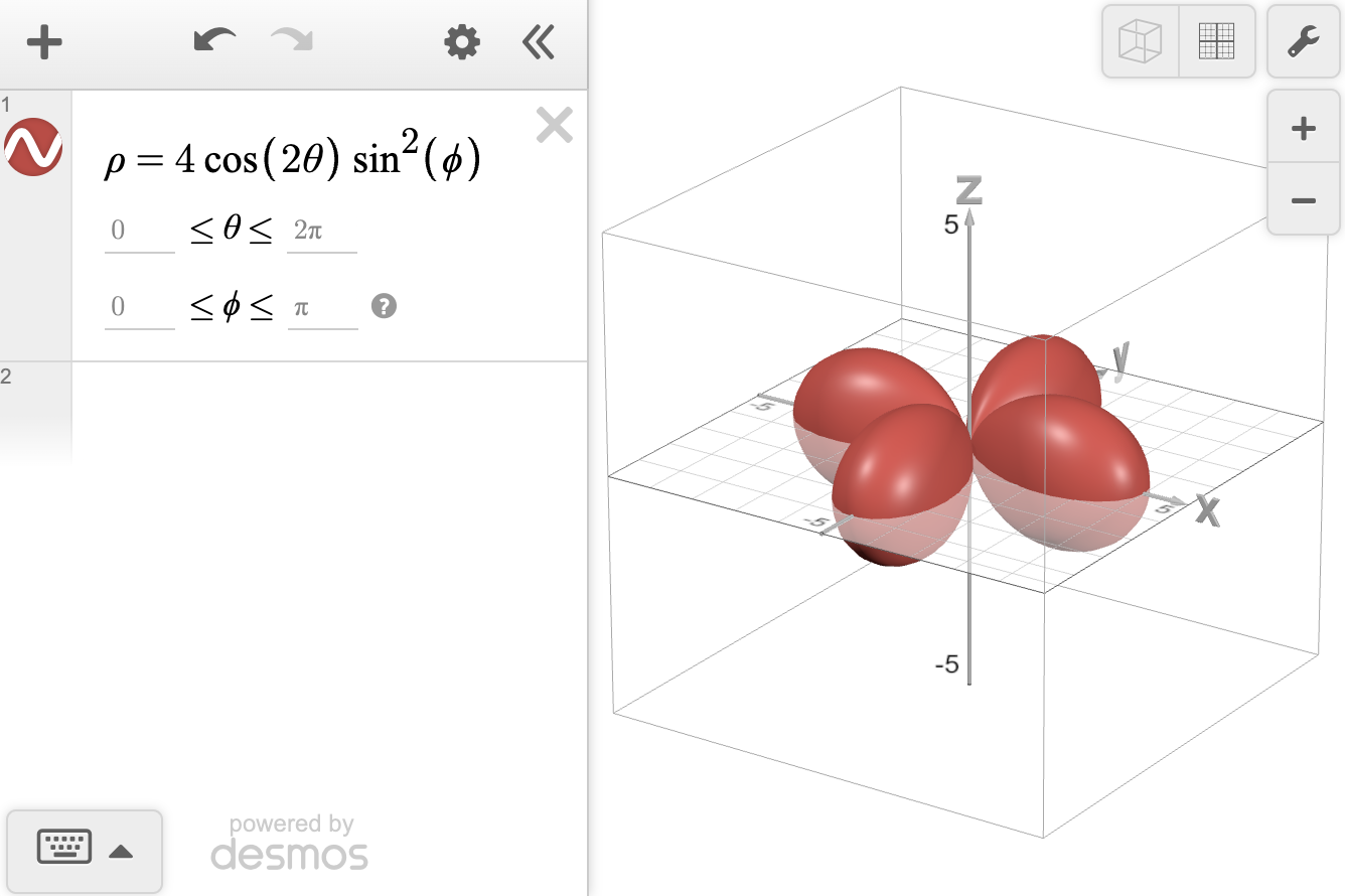Cylindrical And Spherical Coordinates Desmos Help Center