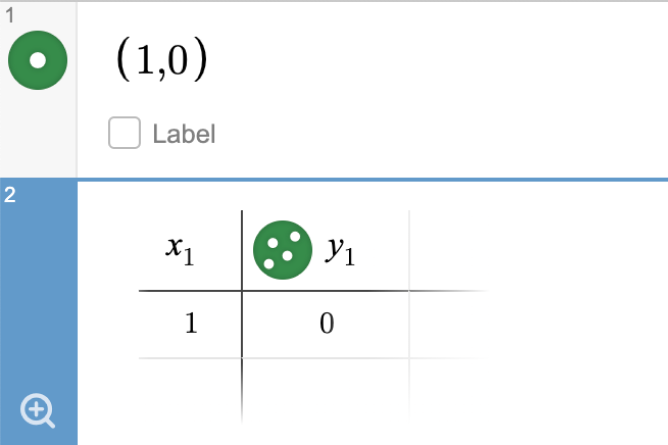Tables – Desmos Help Center