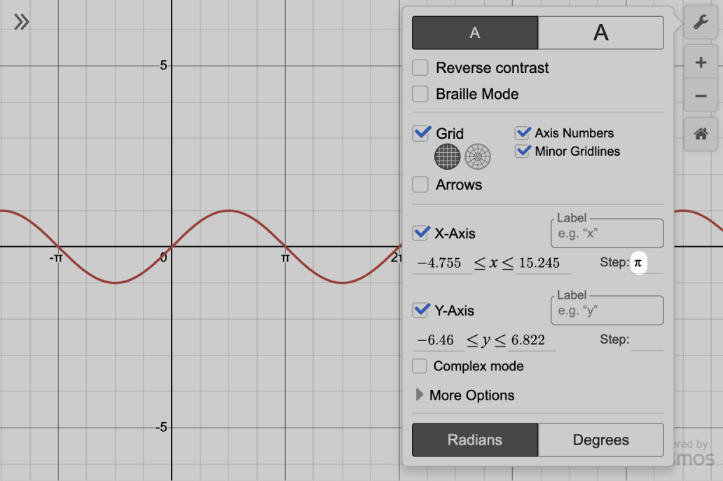 Trigonometry – Desmos Help Center