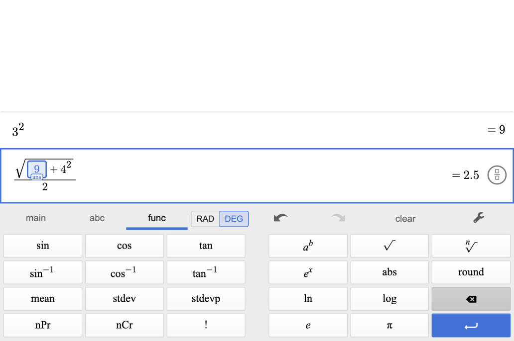 Scientific Calculator – Desmos Help Center