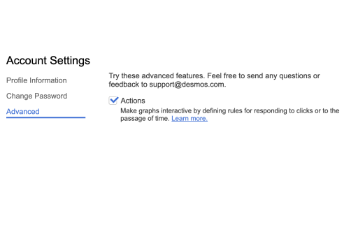 Actions – Desmos Help Center