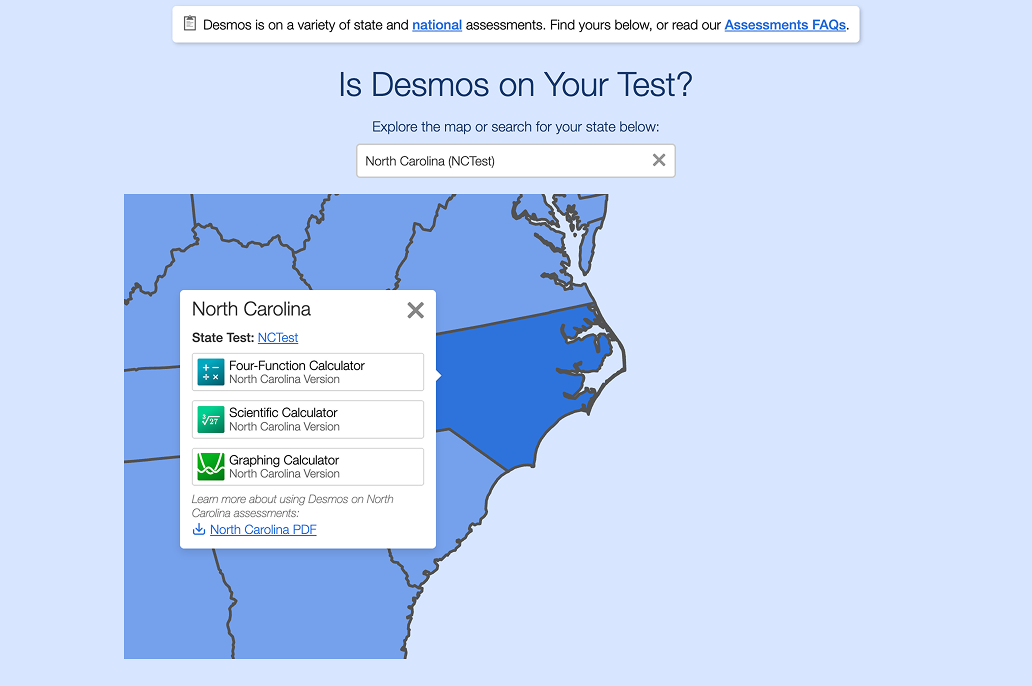 Practice With Testing Calculators – Desmos Help Center
